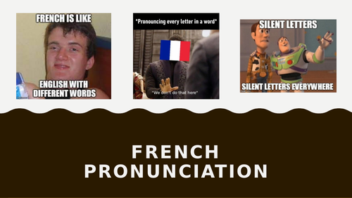 French Pronunciation Powerpoint | Teaching Resources