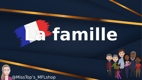 French family members (my + I have / I haven't got any) | Teaching ...