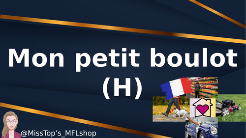 Theme 4 French_Part time jobs / Mon petit boulot (Higher) | Teaching ...