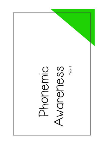 Phonemic Awareness Info Pack | Teaching Resources