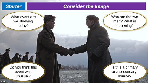WW1 Christmas Truce Lesson | Teaching Resources