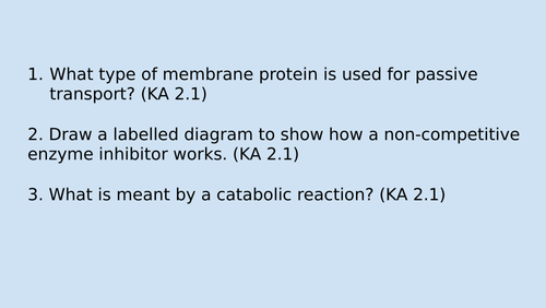 Higher Biology Unit 2 tasks | Teaching Resources