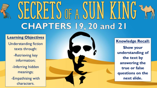 Secrets of a Sun King - Chapters 19, 20 and 21 - Triple Lesson ...