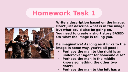 Romeo and Juliet Homework Slides | Teaching Resources