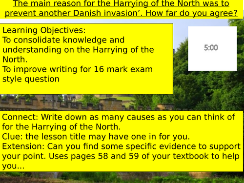 The Harrying of the North | Teaching Resources