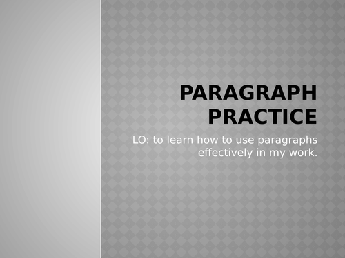 Of Mice and Men Paragraphs | Teaching Resources