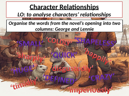 Of Mice and Men Chapter 1 | Teaching Resources