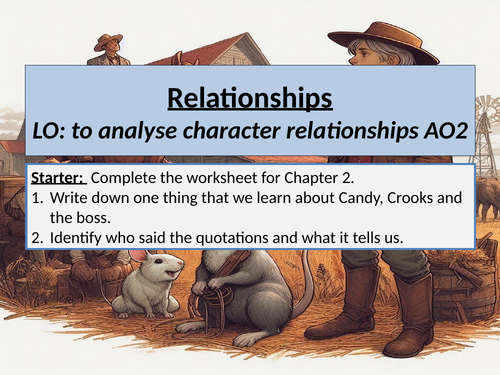 Of Mice and Men Relationships | Teaching Resources