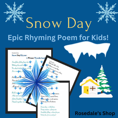 Snow Day Rhyme: A Winter Wonderland for Kids to READ | Teaching Resources