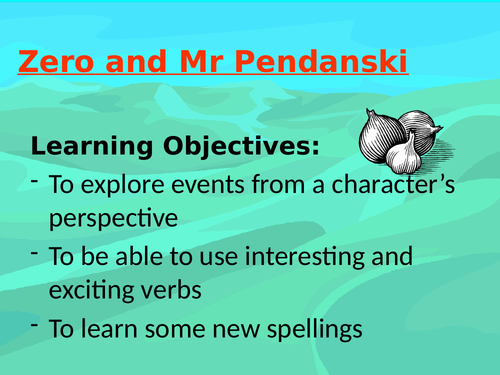 Holes Zero Mr Pendanski | Teaching Resources