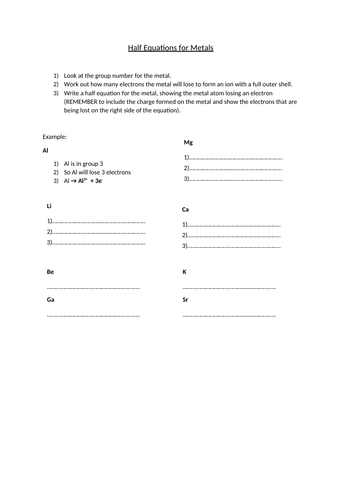 Bonding 2 Ionic bonding and electrolysis complete unit AQA | Teaching ...