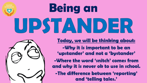 Being an Upstander - Assembly! | Teaching Resources