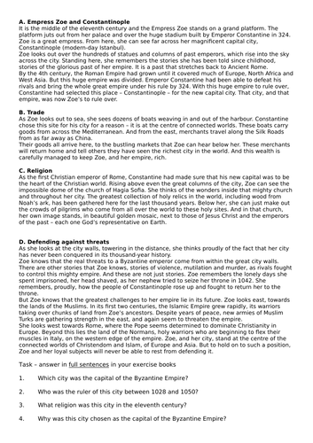 What does Constantinople reveal? | Teaching Resources