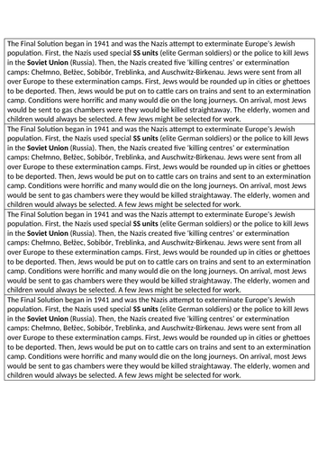 How did the persecution of the Jewish people develop during WW2 ...
