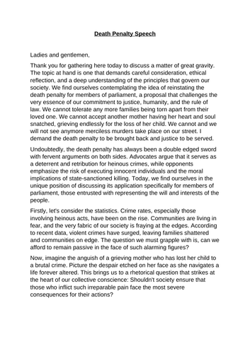 Death Penalty Writing A Speech | Teaching Resources Death Penalty Writing A Speech | Teaching Resources