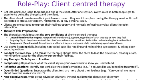 The Humanistic Approach - Approaches -Psychology A-Level AS/A2 ...