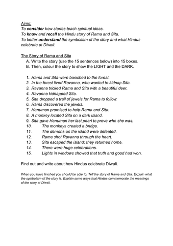 The Story of Rama and Sita | Teaching Resources