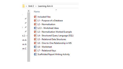 Level 3 BTEC IT - Unit 2: Creating Systems to Manage Information ...