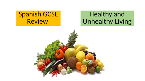 Spanish GCSE Healthy and unhealthy living | Teaching Resources
