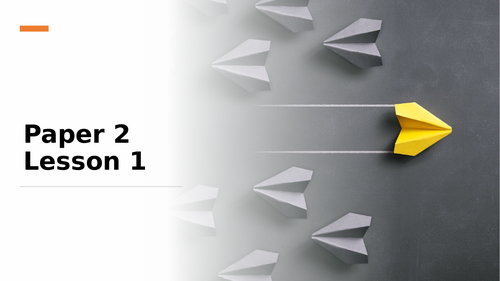 English Language 9093 Paper 2 (3 lessons) | Teaching Resources