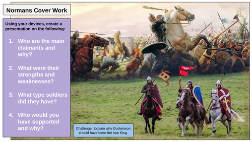 Normans Cover Lesson | Teaching Resources