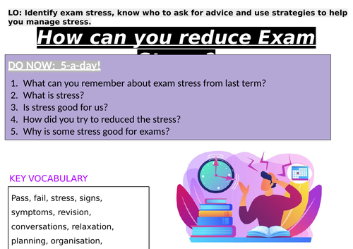 Exam Stress | Teaching Resources