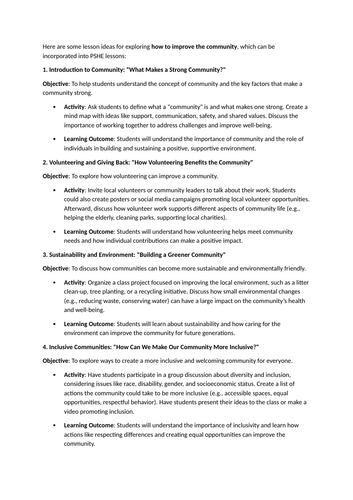 How can we improve the commuity? | Teaching Resources