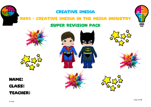 R093 - Creative iMedia In The Media Industry - Super Revision Guide (A3 ...