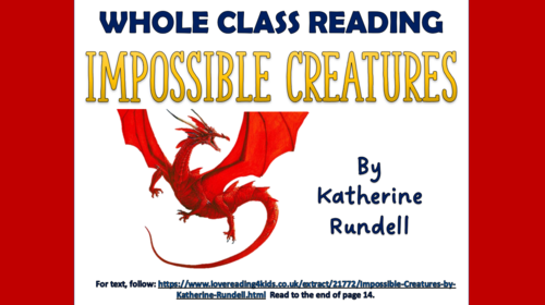 Impossible Creatures - Whole Class Reading Session! | Teaching Resources