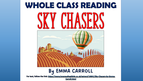 Sky Chasers - Whole Class Reading Session! | Teaching Resources