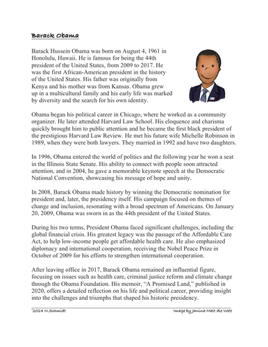 Barack Obama Biography Barack Obama Biography