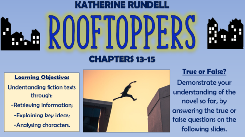 Rooftoppers - Katherine Rundell - Chapters 13-15! | Teaching Resources