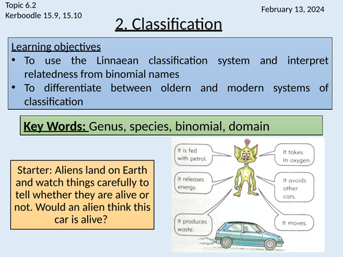 Classification | Teaching Resources Classification | Teaching Resources