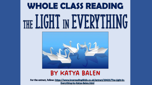 The Light in Everything - Whole Class Reading Session! | Teaching Resources