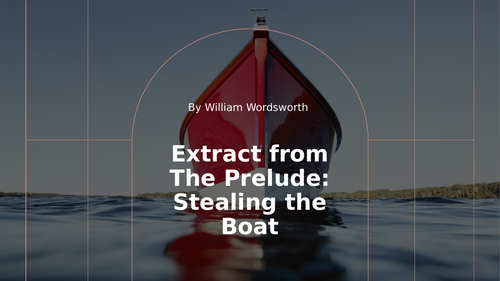 AQA Power and Conflict: The Prelude | Teaching Resources