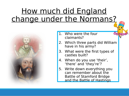 Lesson 9 - Life after 1066 | Teaching Resources