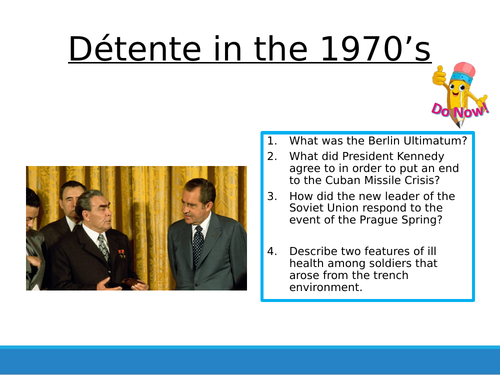Cold War 14 - Detente | Teaching Resources