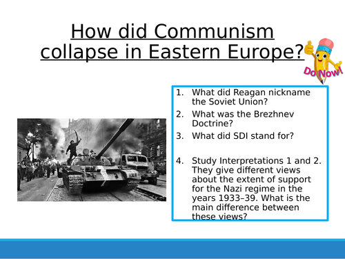 Cold War 17 - Gorbachev's changes | Teaching Resources