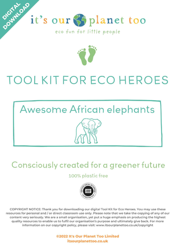 'Awesome African Elephants' Tool Kit for Eco Heroes (Primary ...