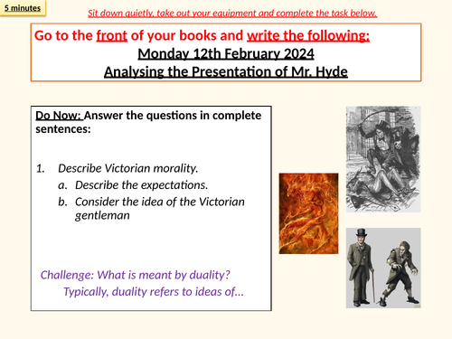 Jekyll & Hyde Chapter 4 - Edexcel | Teaching Resources