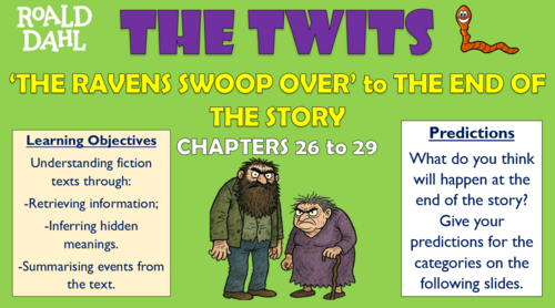 The Twits - Chapters 26-29 - 'The Ravens Swoop Over' to the End of the ...