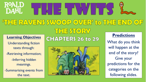 The Twits - Chapters 26-29 - 'The Ravens Swoop Over' to the End of the ...