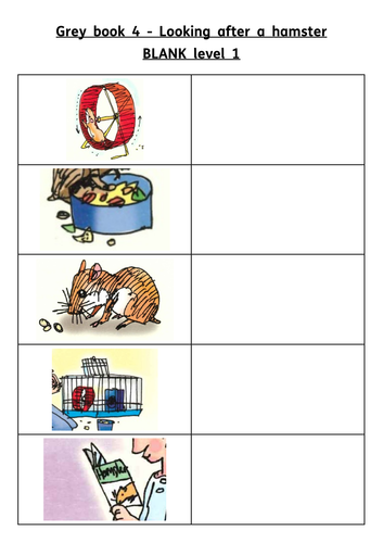RWI Set 7 (Grey) Book 4 - Looking after a hamster | Teaching Resources