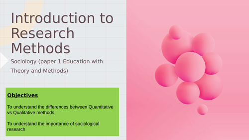 Research methods sociology | Teaching Resources