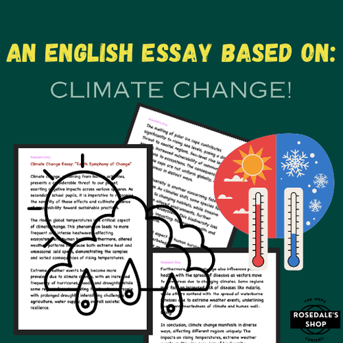 Climate Change Essay: “Earth Symphony of Change” Kids Fun Reading ...