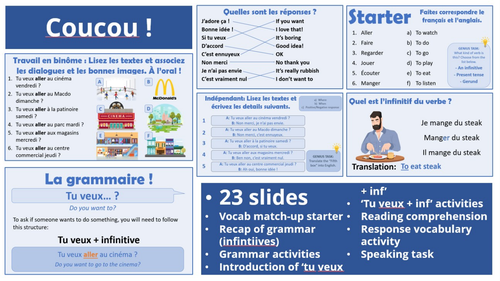 Studio 1, Module 4.4 Coucou | Teaching Resources