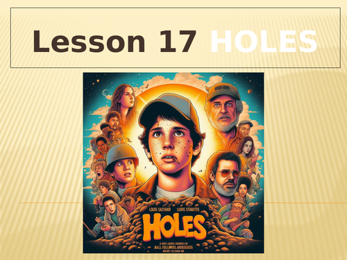 Holes Stanly Zero | Teaching Resources