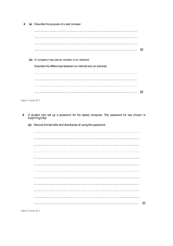 CHAPTER 4 0417 ICT PAST PAPER QUESTION IGCSE | Teaching Resources CHAPTER 4 0417 ICT PAST PAPER QUESTION IGCSE | Teaching Resources