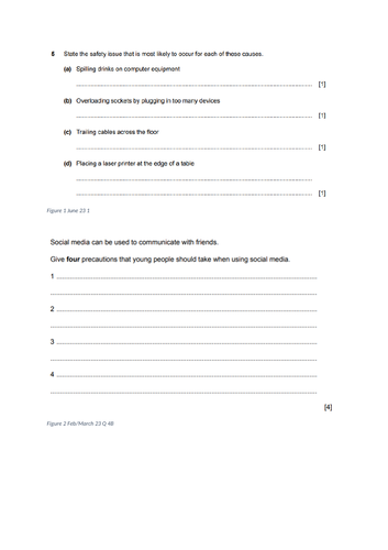 Chapter 8 0417 Ict Past Paper Question Igcse Teaching Resources