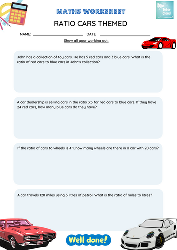 Ratio and Proportion Questions and Worksheets KS1, KS2 ǀ Tes